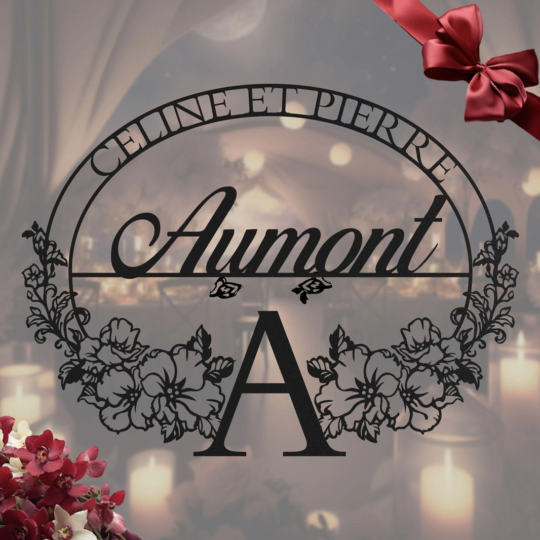 Monogramme Personnalisé Cadeau De Mariage Et Anniversaire — Steelmonks
